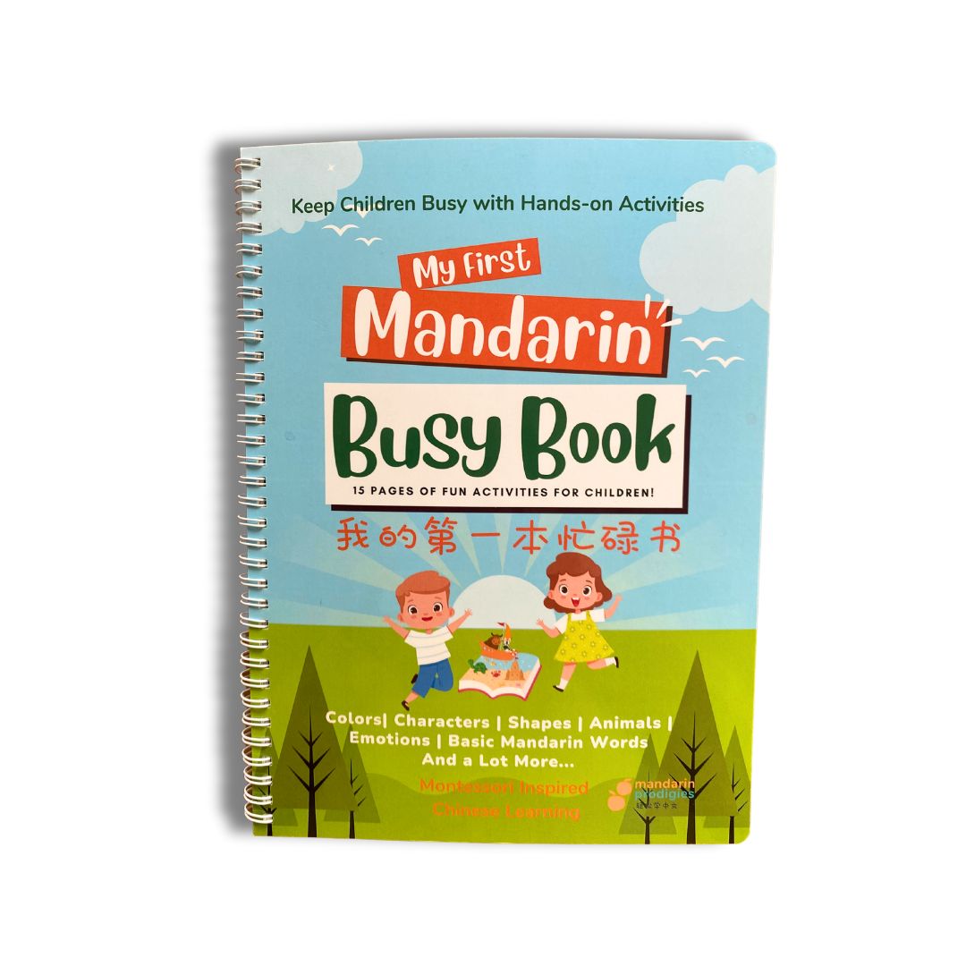 My First Mandarin Busy Book- Hands on play & learn, 15 fun activities ...